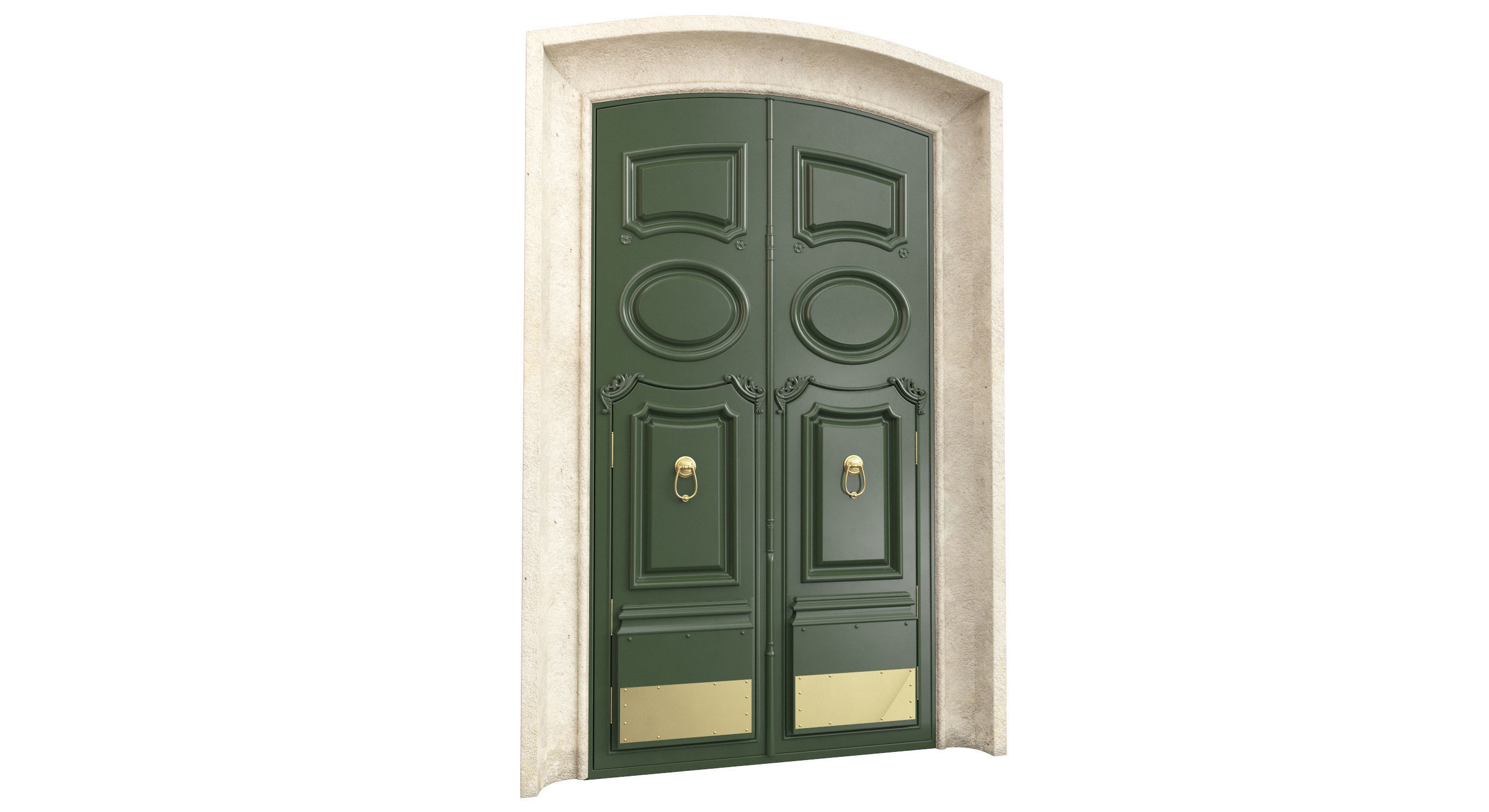 Entrance classic door 88 3D model | CGTrader