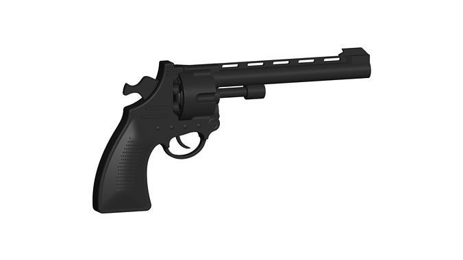 revolver 3D model | CGTrader