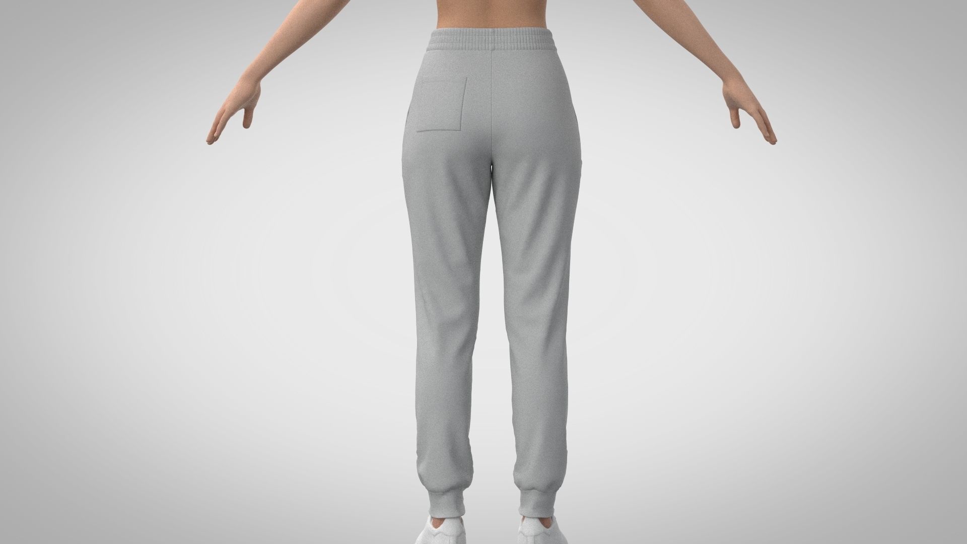 Women Sweatpants 3D model | CGTrader