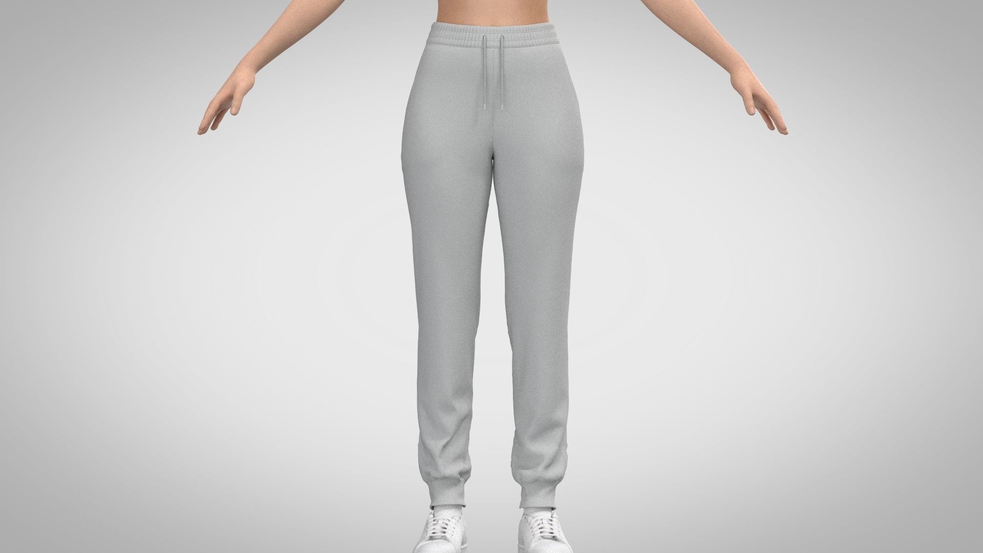 Women Sweatpants 3D model | CGTrader