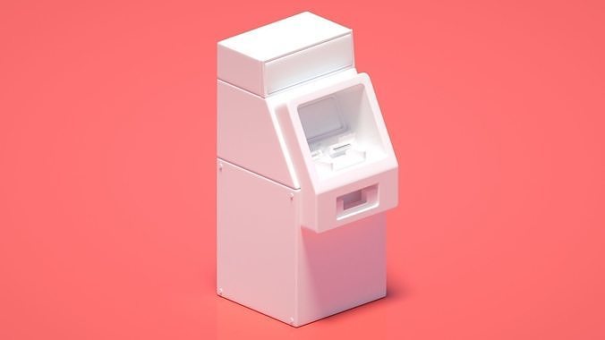 ATM bank machine cash machine 3D model | CGTrader