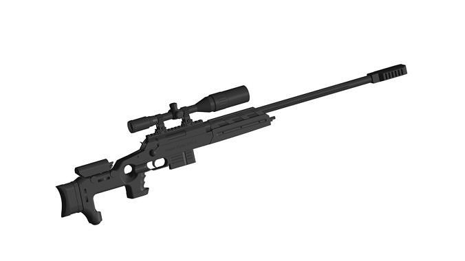 Unique Alpine TPG-1 sniper 3D model | CGTrader