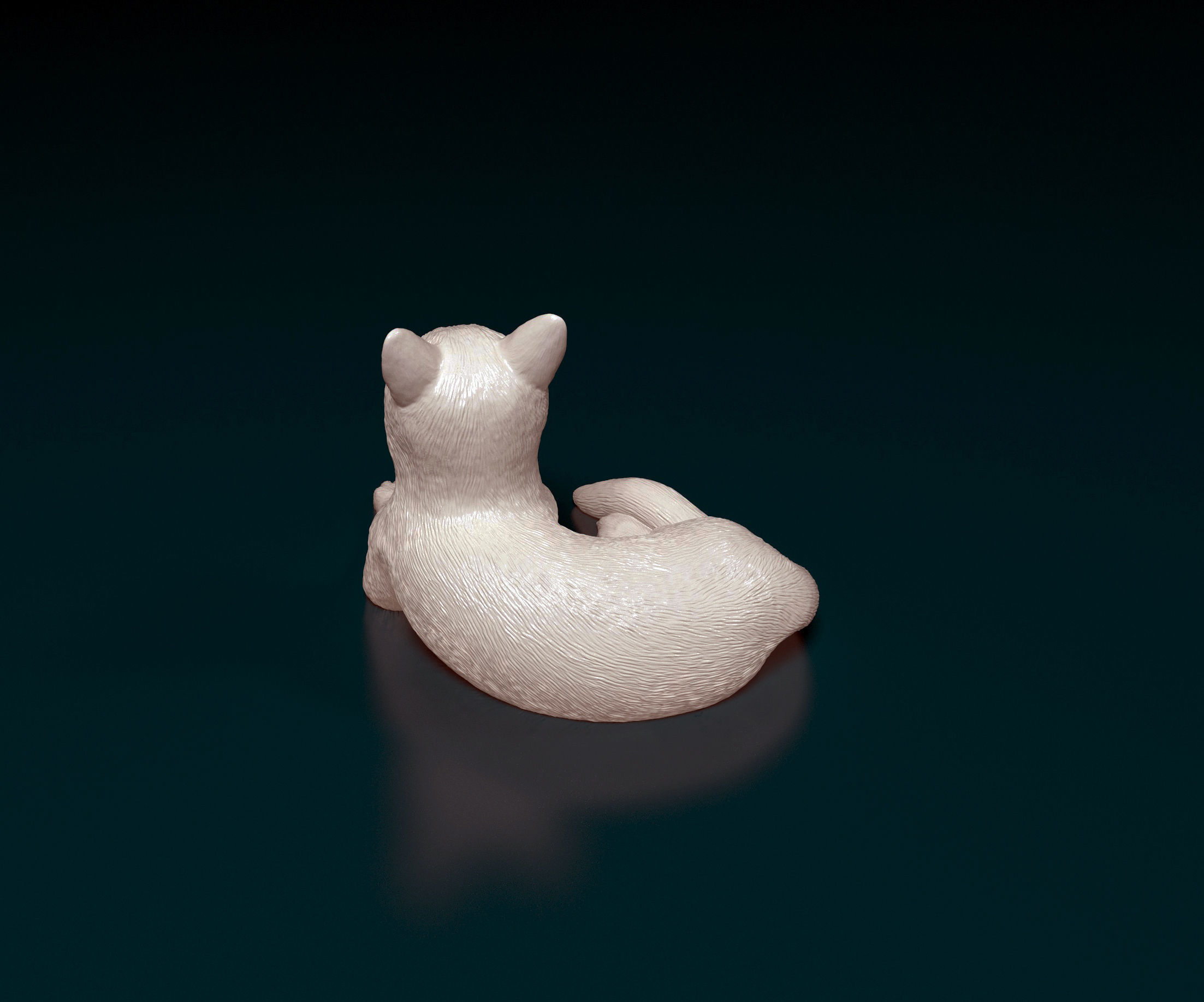 Cat lying down 3D model 3D printable | CGTrader