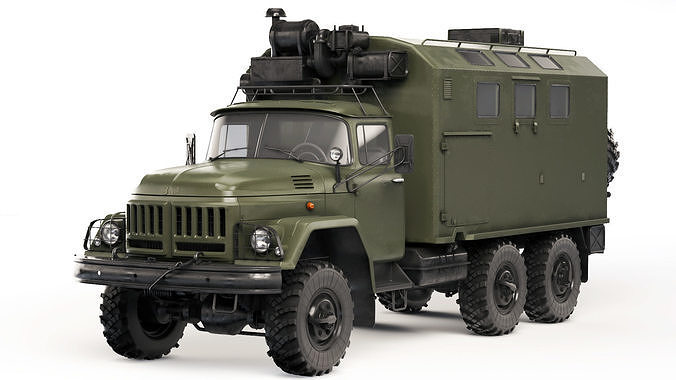 ZiL 131 kung 1969 3D model | CGTrader