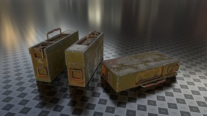 3D model Military Crates VR / AR / low-poly | CGTrader