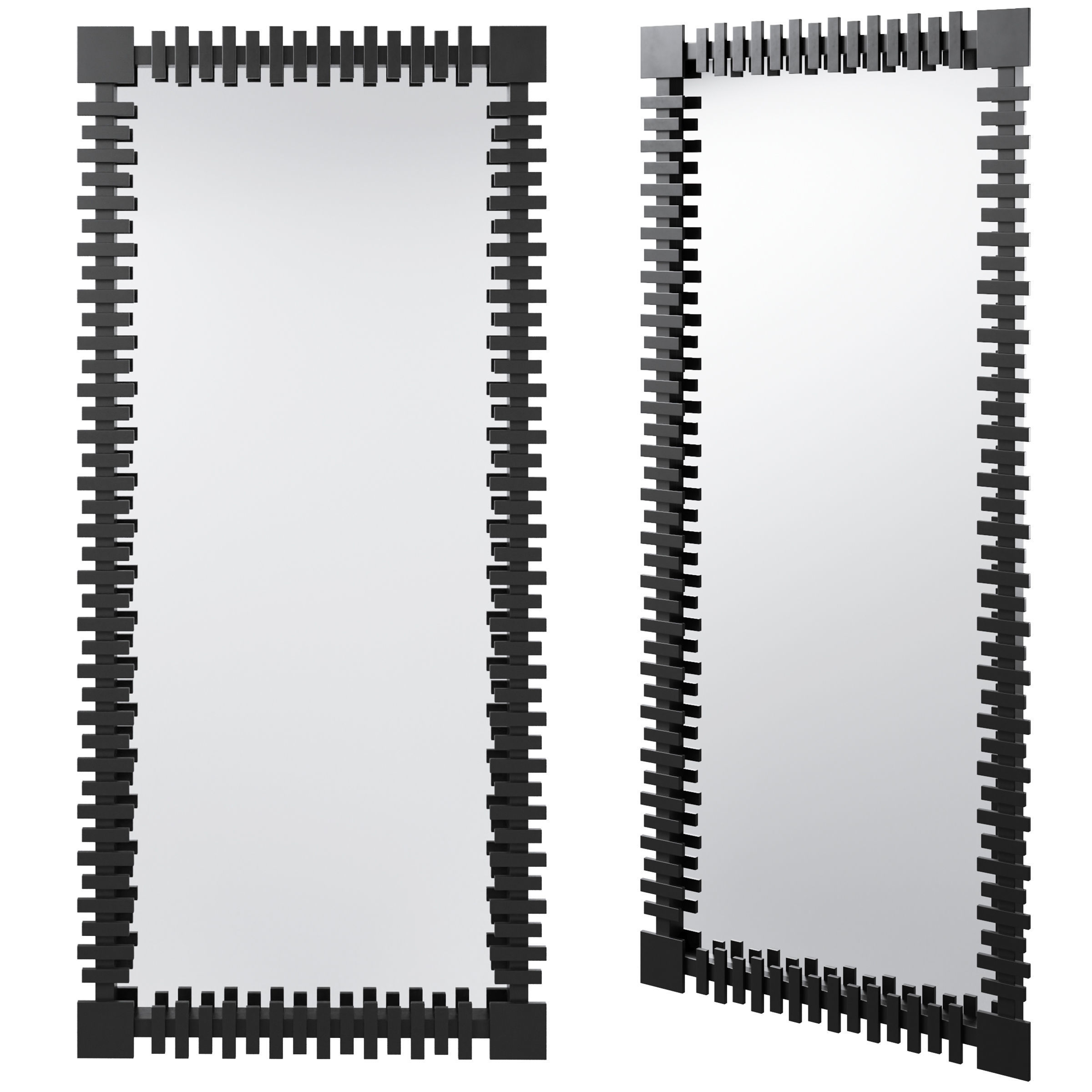 Clover Floor Mirror by COCO REPUBLIC 3D model | CGTrader