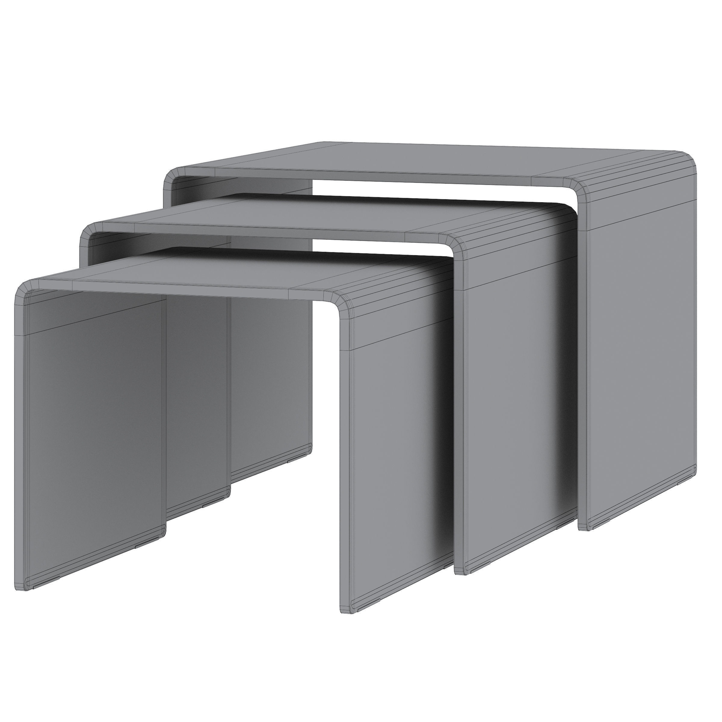 Tavolino BRIDGE TRIX by SOVET 3D model | CGTrader