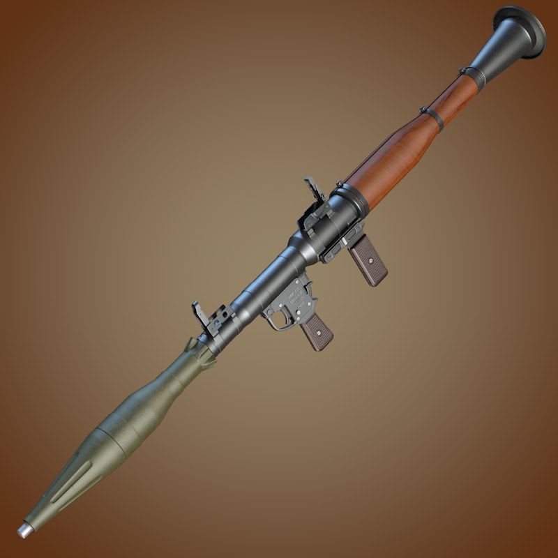 RPG-7 grenade launcher 3D model | CGTrader