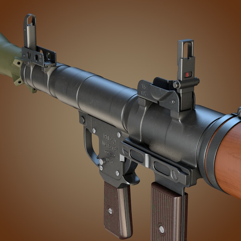 RPG-7 grenade launcher 3D model | CGTrader