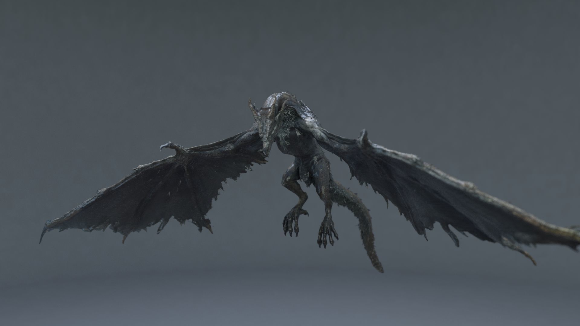 Dragon in flight 3D model | CGTrader