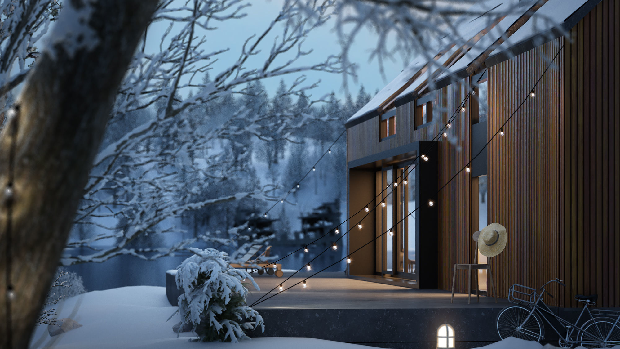 Forest House 3D model | CGTrader