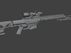 3D model Barrett MRAD Rifle VR / AR / low-poly | CGTrader