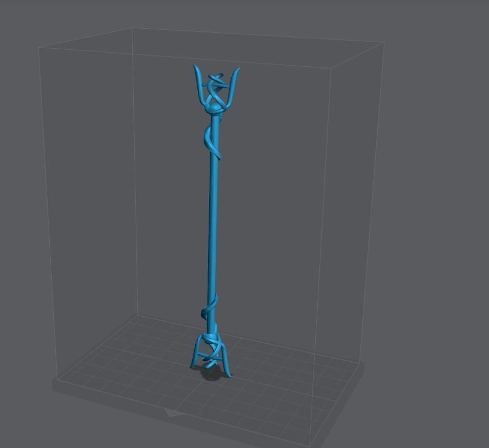 Classic Lux Staff League Of Legends 3D print 3D model 3D printable ...