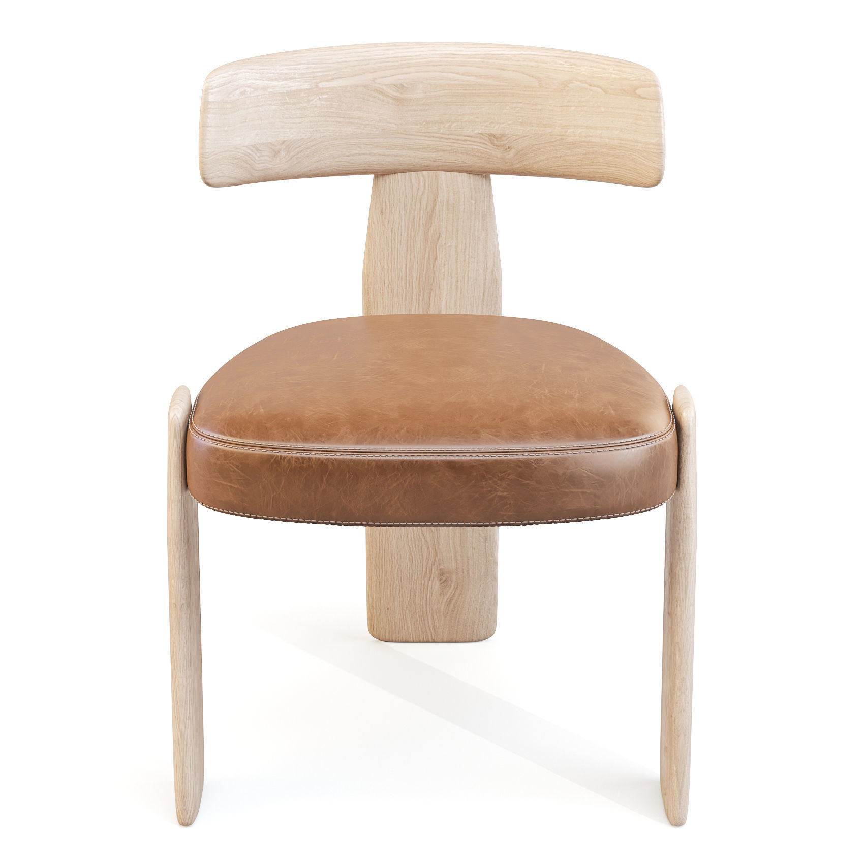 3D model Andreu World Oru SI2270 - Dining Chair VR / AR / low-poly ...