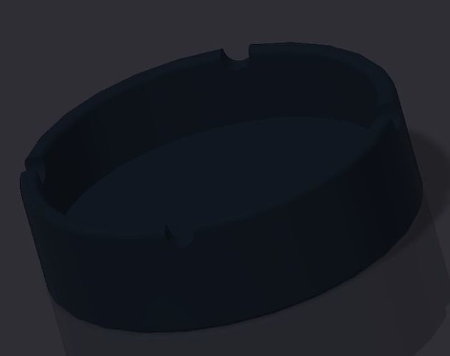 ash tray 3D model 3D printable | CGTrader