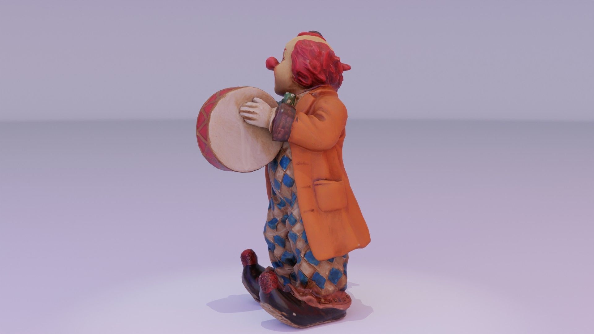 3D model Clown statuette VR / AR / low-poly | CGTrader