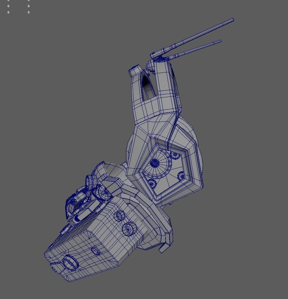 3D model vr head set lowpoly Mechanical hardsurface 4k tex VR / AR ...