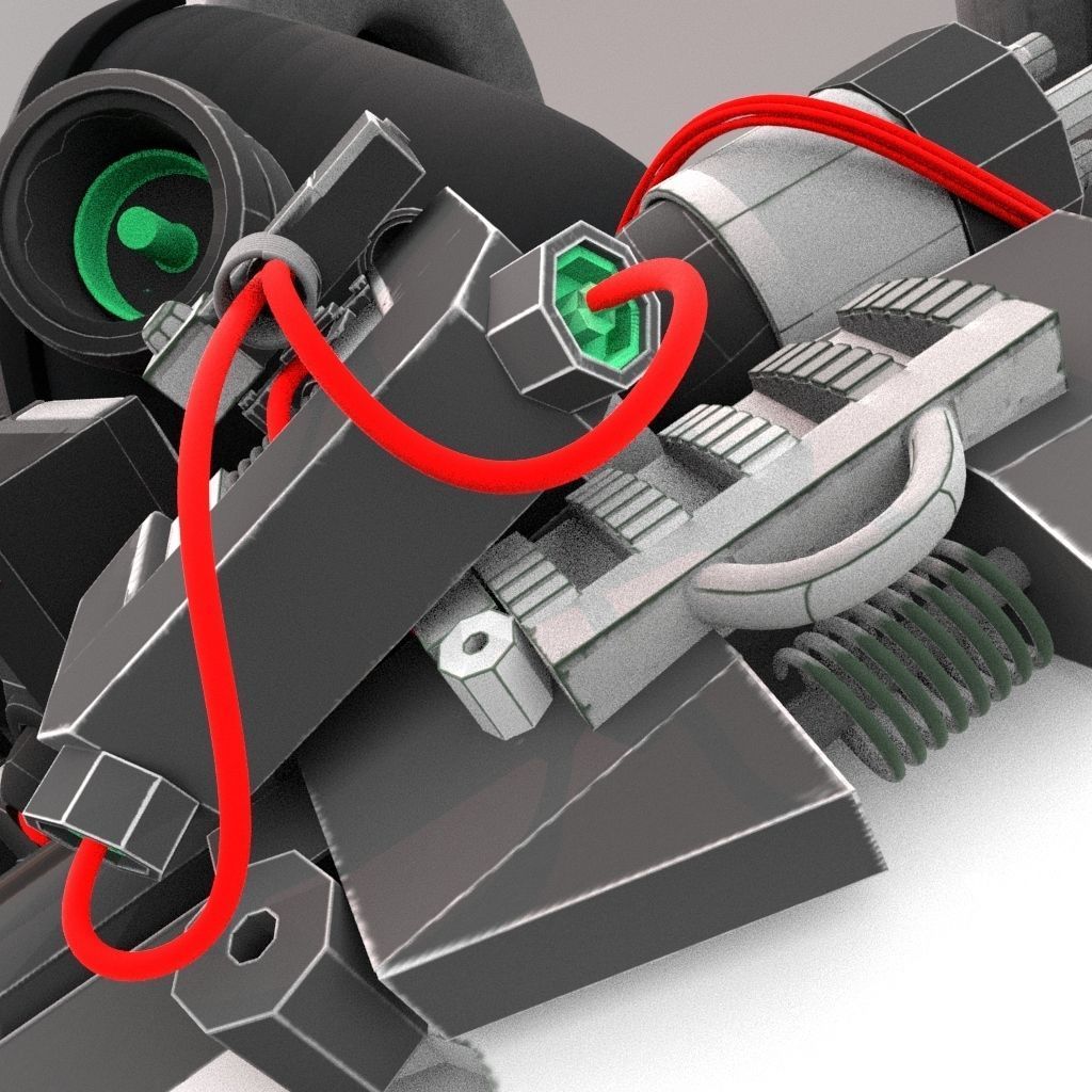 3D model vr head set lowpoly Mechanical hardsurface 4k tex VR / AR ...