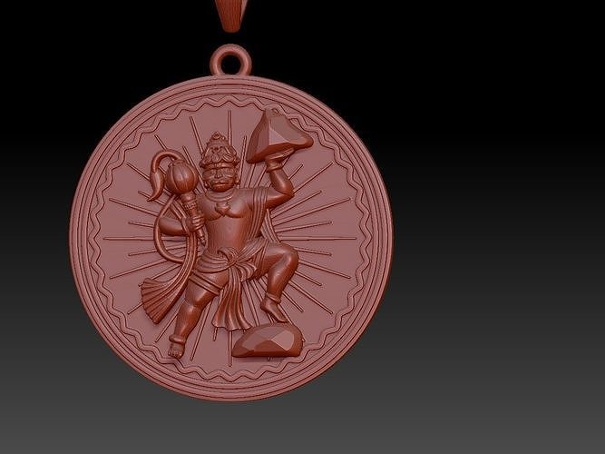 Hanuman Ji Idol 3D print model 3D model 3D printable | CGTrader