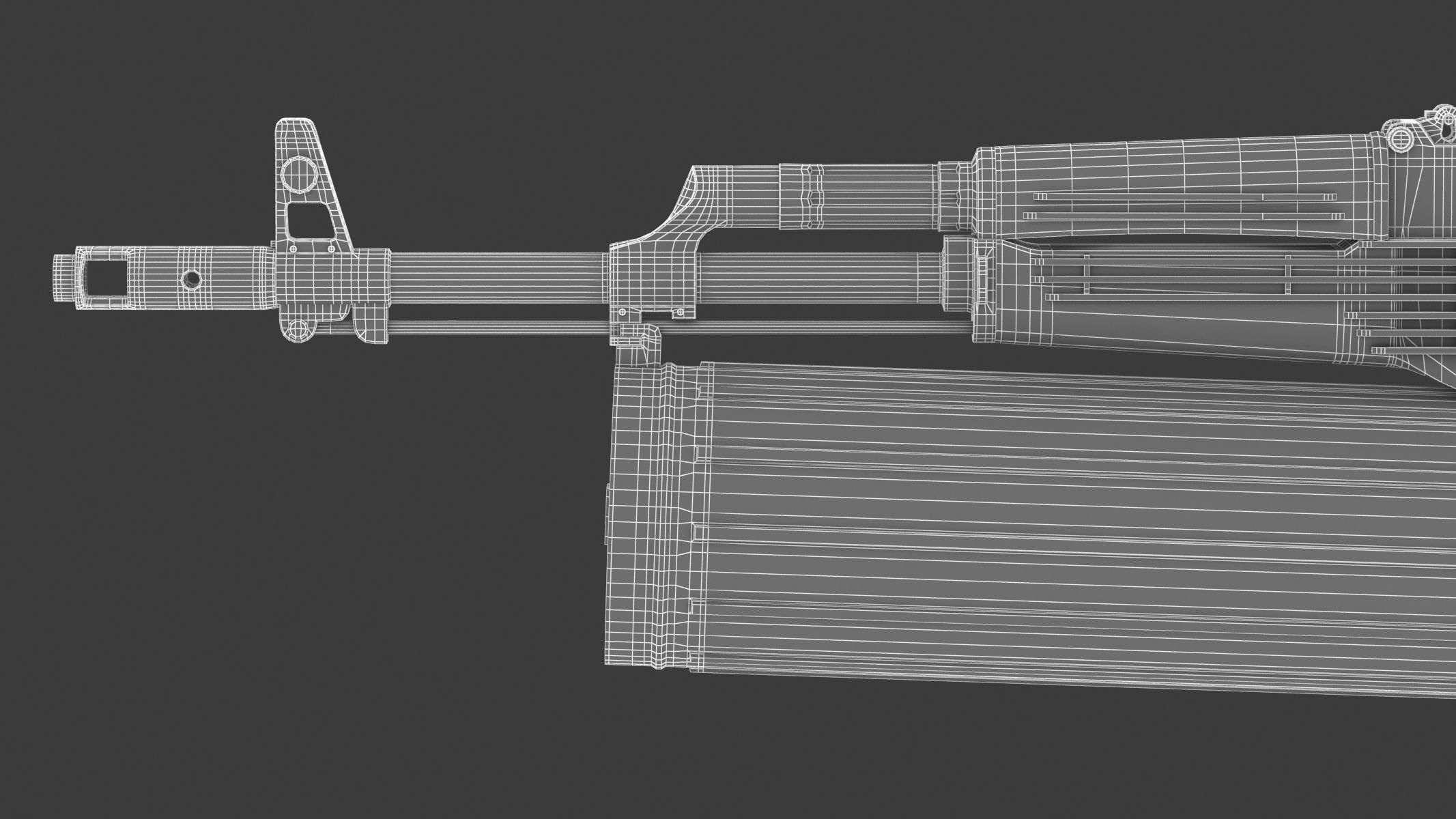 AK-74 PP-19 Mag Assault Rifle 3D model | CGTrader