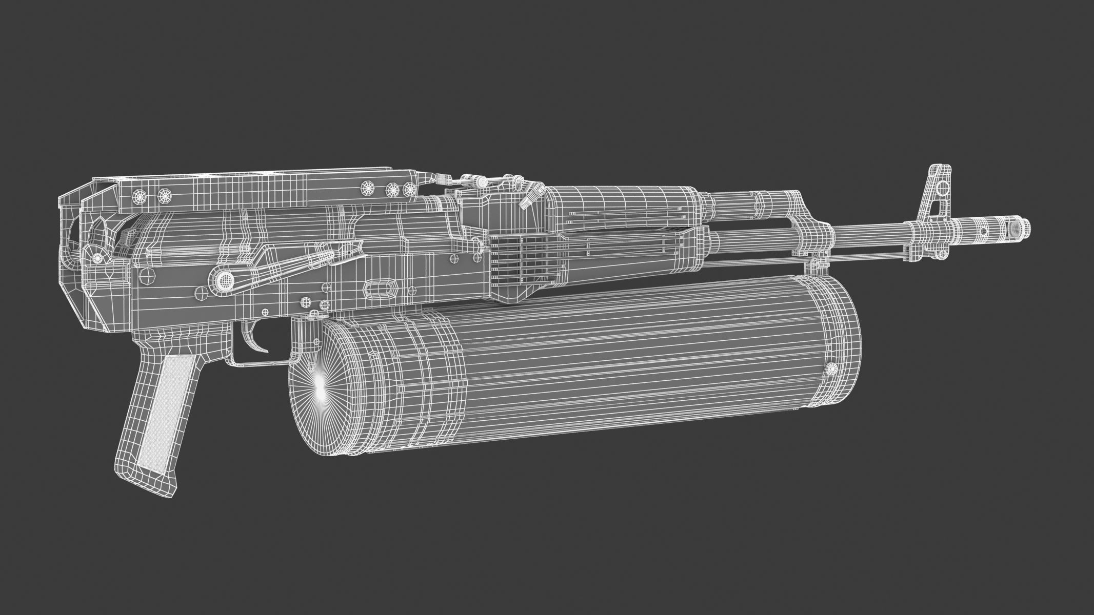 AK-74 PP-19 Mag Assault Rifle 3D model | CGTrader