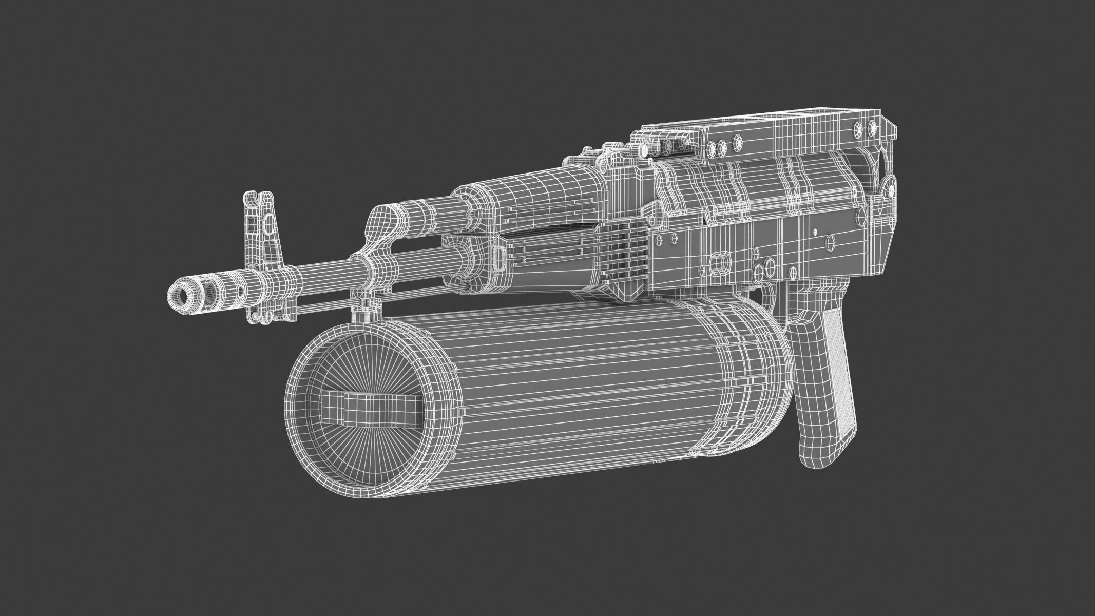 AK-74 PP-19 Mag Assault Rifle 3D model | CGTrader