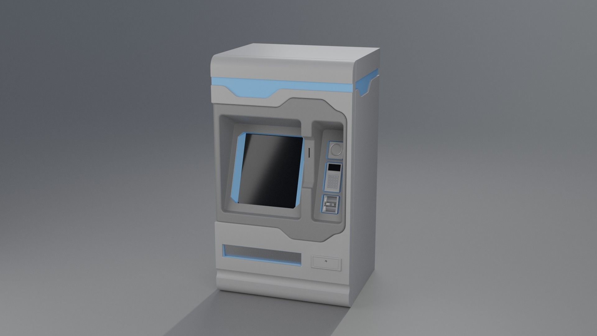 3D model Automated Teller Machine VR / AR / low-poly | CGTrader