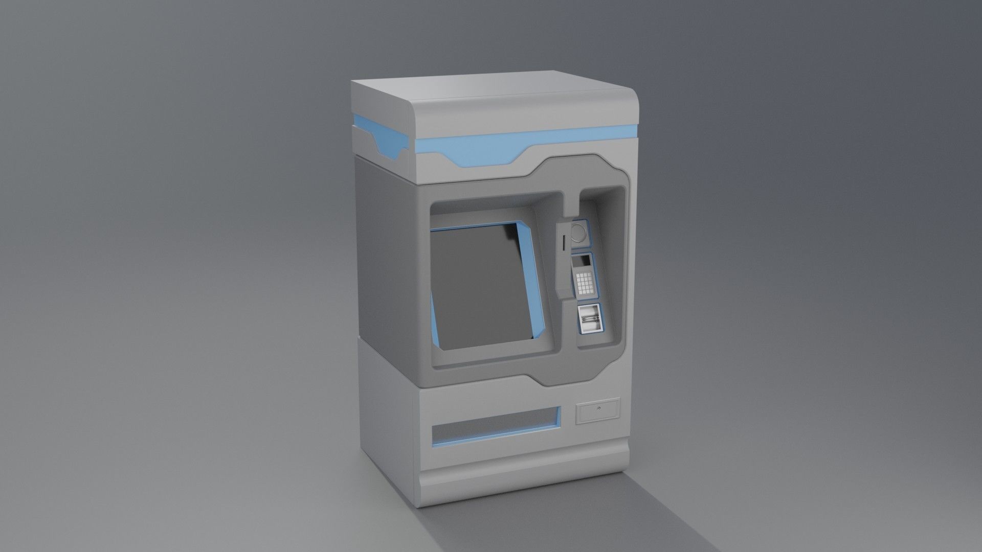 3D model Automated Teller Machine VR / AR / low-poly | CGTrader