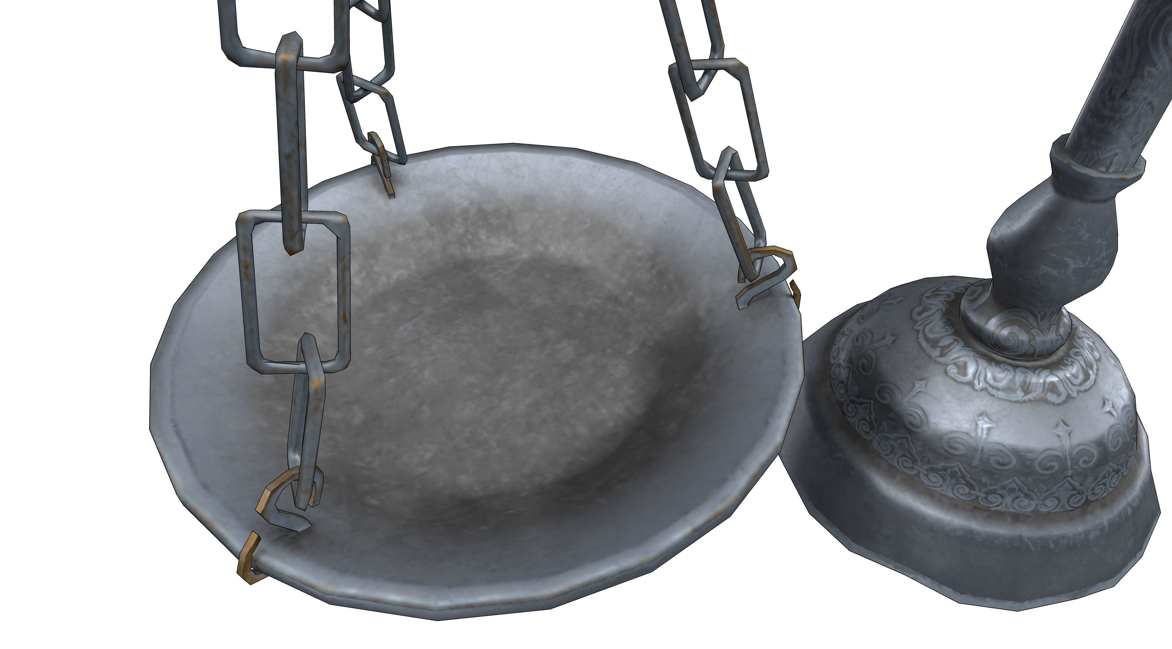 balances scale 3D model | CGTrader