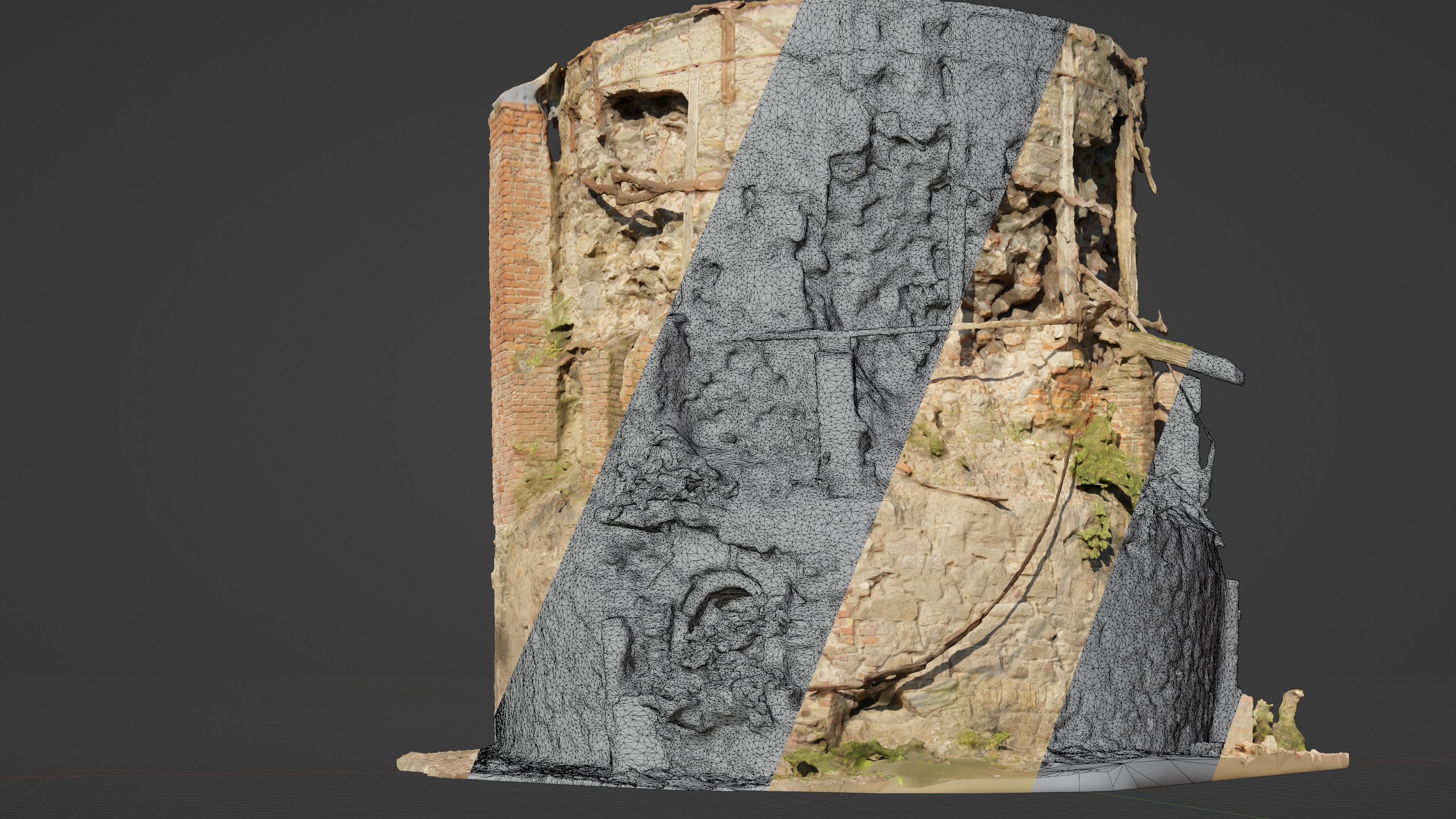 Tower ruin 3D model | CGTrader