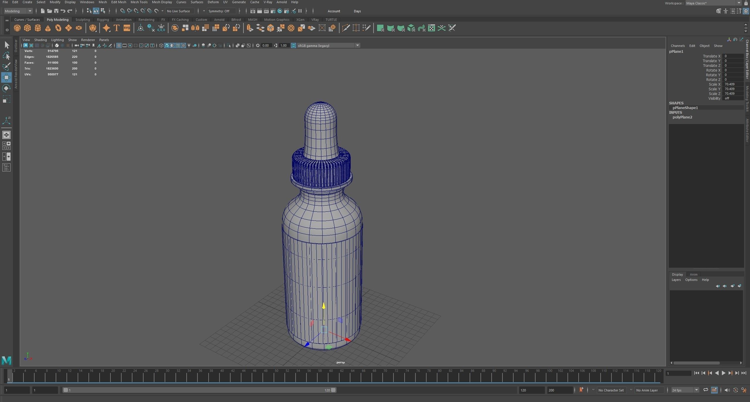 3D model Dropper Bottle Amber VR / AR / low-poly | CGTrader