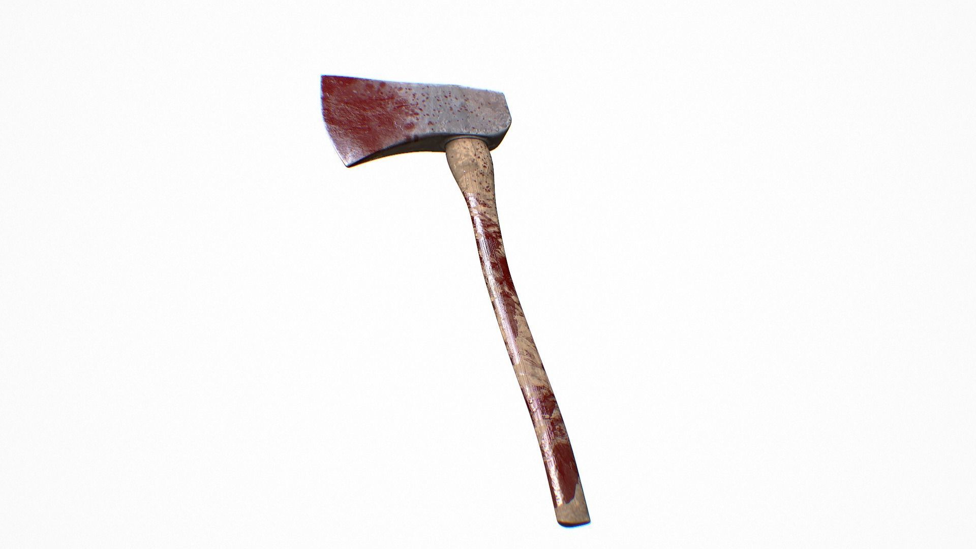 3D model Bloody Axe VR / AR / low-poly | CGTrader