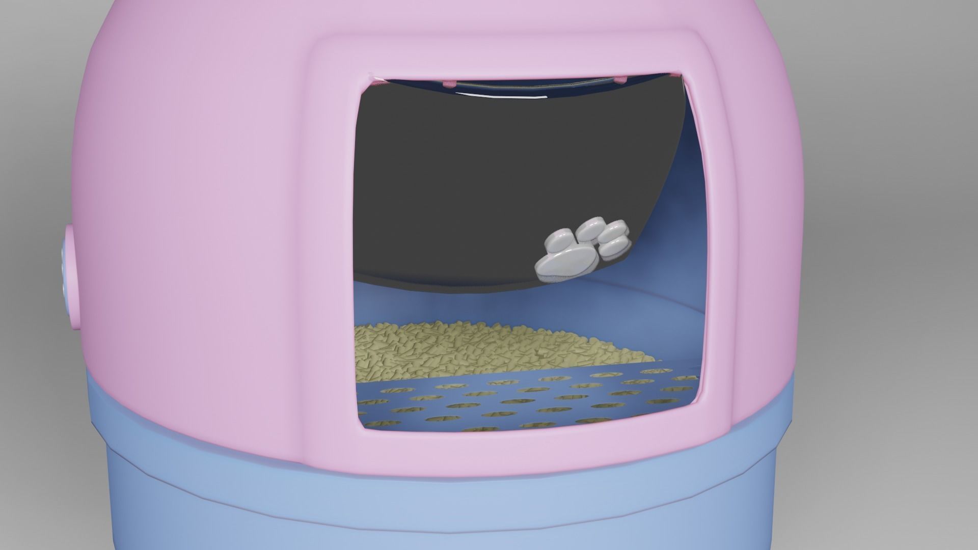 Cat Litter Box 3D model 3D model 3D printable | CGTrader