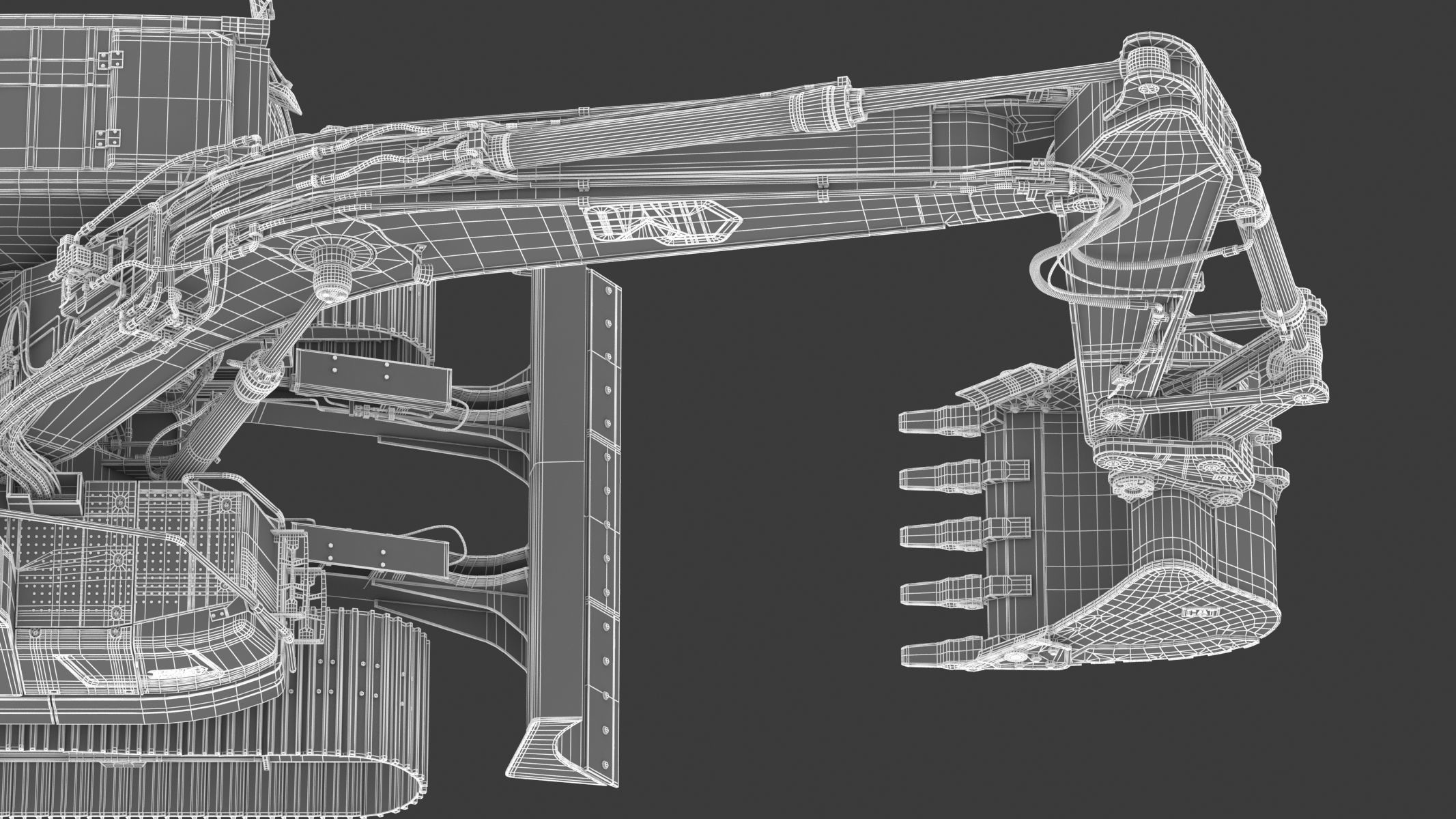Cat 325 Hydraulic Excavator 3D model | CGTrader