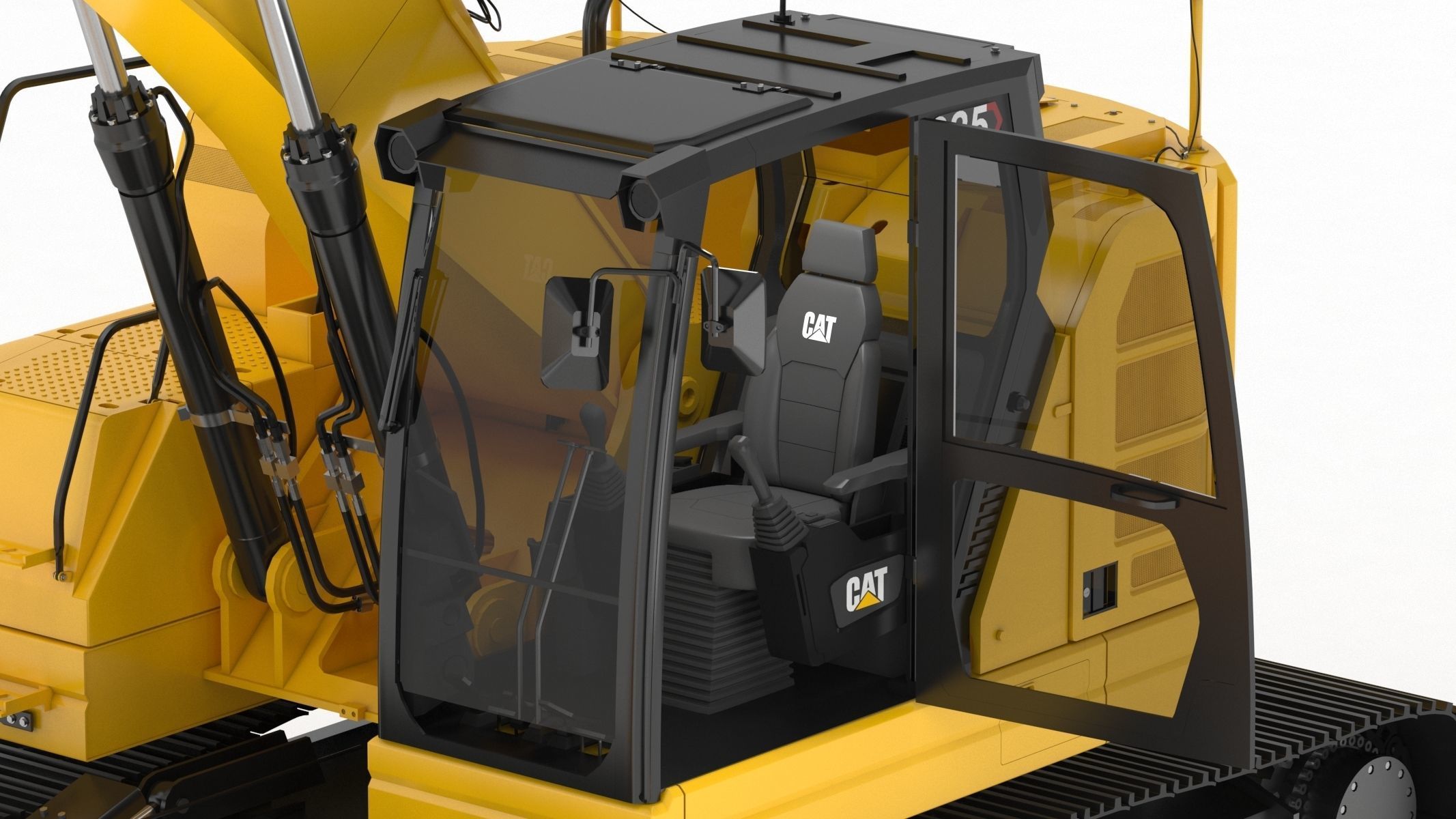 Cat 325 Hydraulic Excavator 3D model | CGTrader