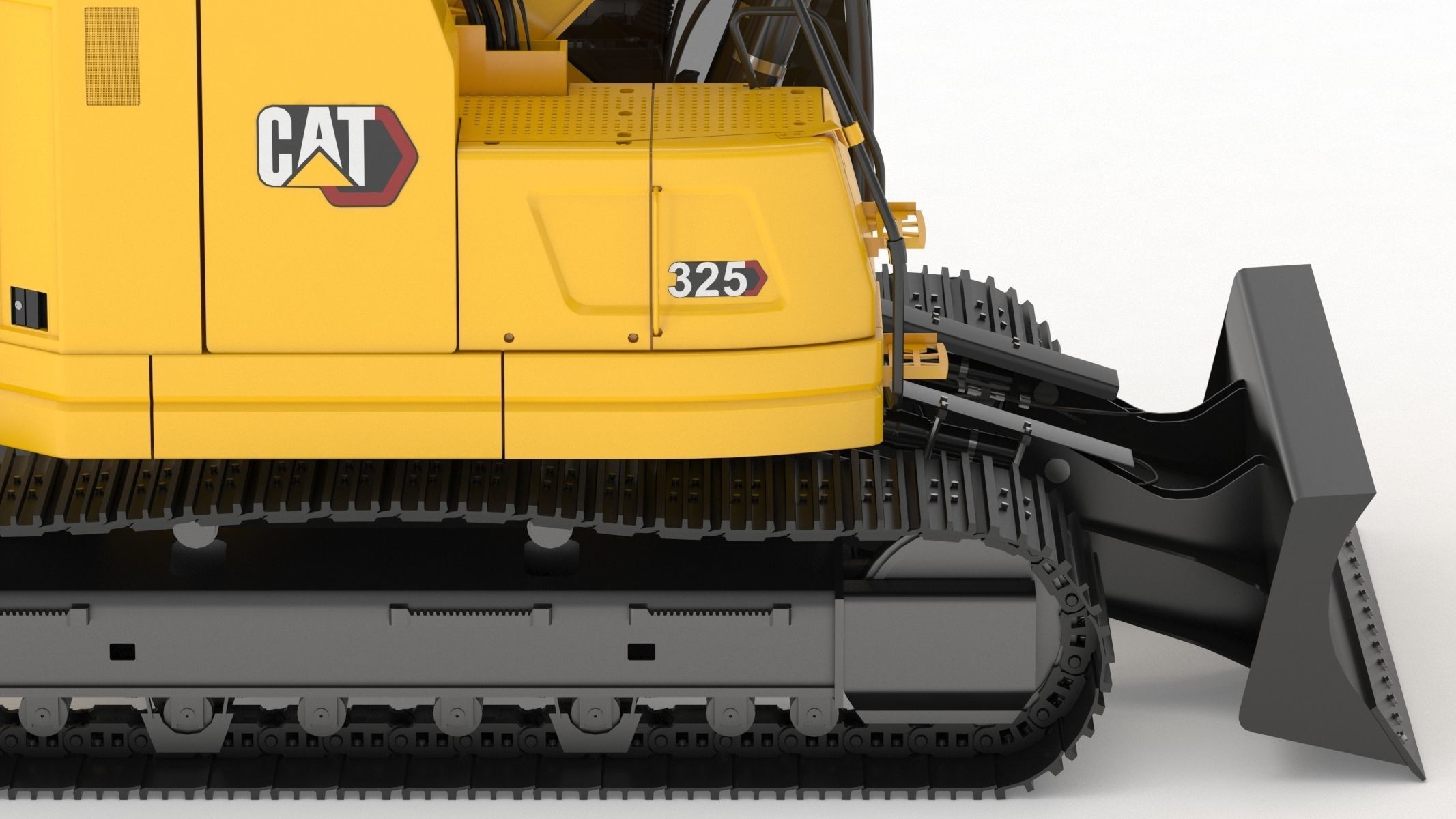 Cat 325 Hydraulic Excavator 3D model | CGTrader