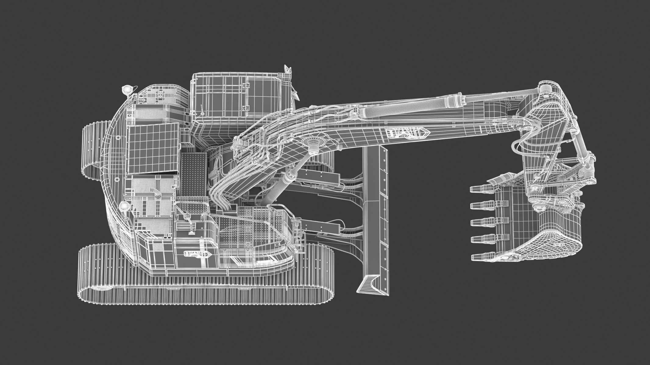 Cat 325 Hydraulic Excavator 3D model | CGTrader