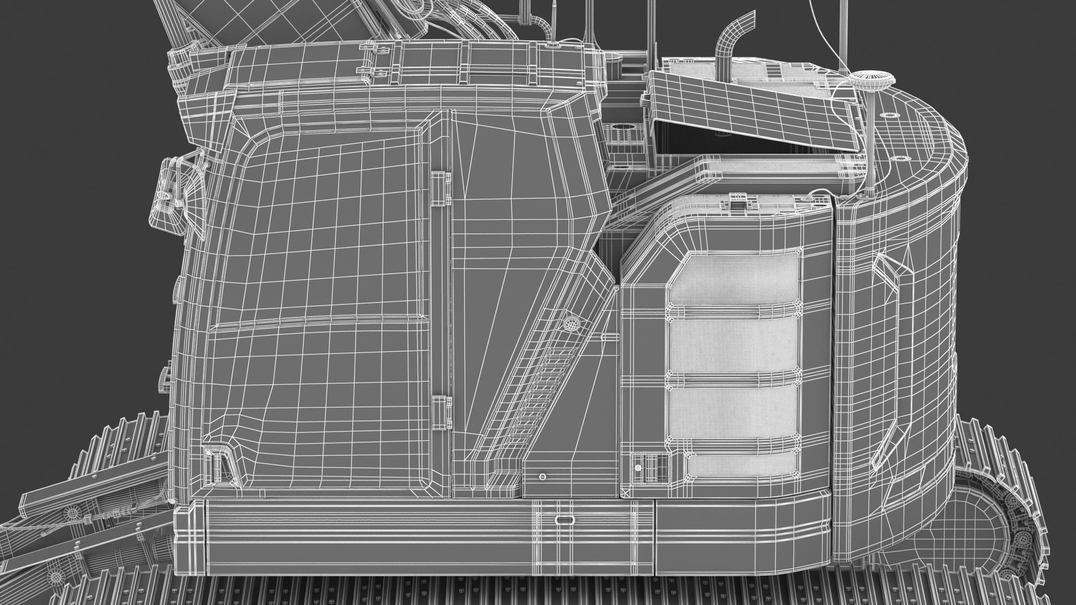 Crawler Excavator Generic 04 3D model | CGTrader