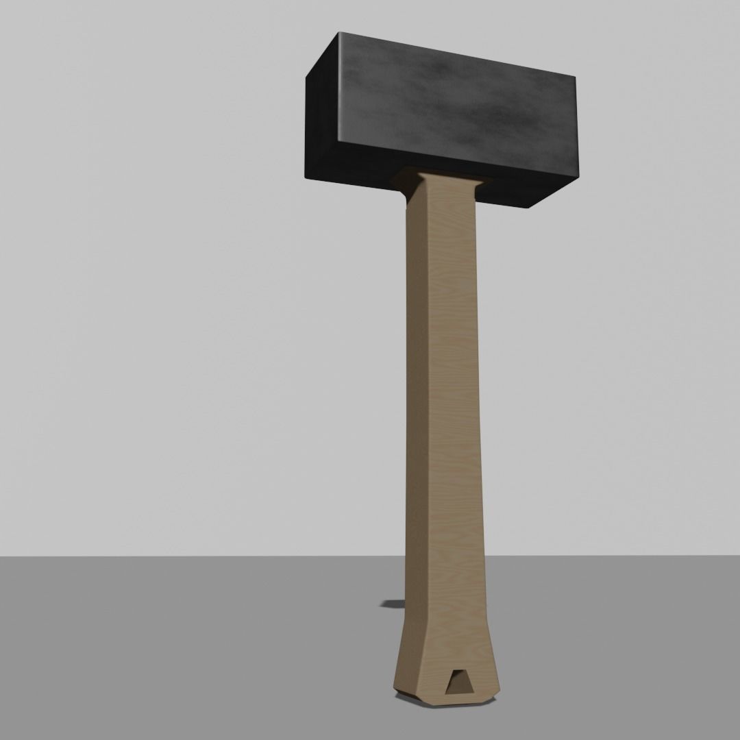 3D model Hammer VR / AR / low-poly | CGTrader