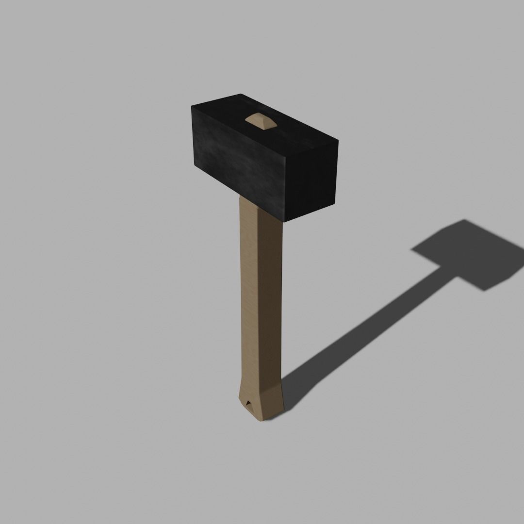 3D model Hammer VR / AR / low-poly | CGTrader