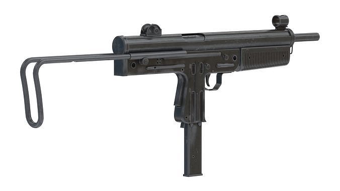 3D model FMK 3 Submachine Gun Low Poly PBR Realistic VR / AR / low-poly ...