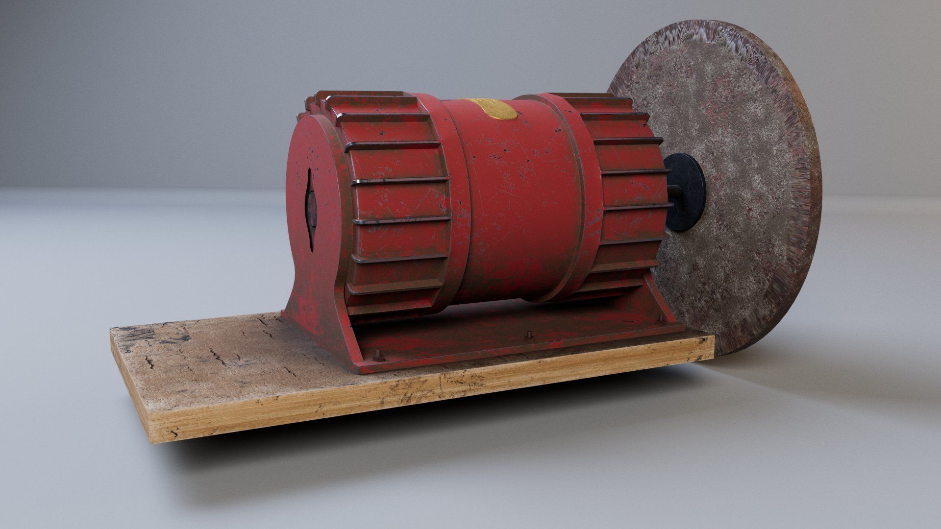3D model soviet grinding machine VR / AR / low-poly | CGTrader