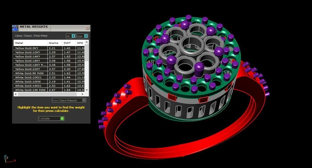Circle Ring 3D model 3D printable | CGTrader