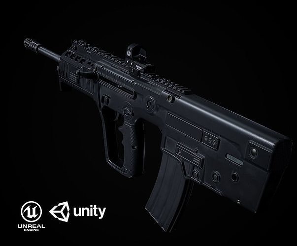 3D model Tavor X95 PBR VR / AR / low-poly | CGTrader
