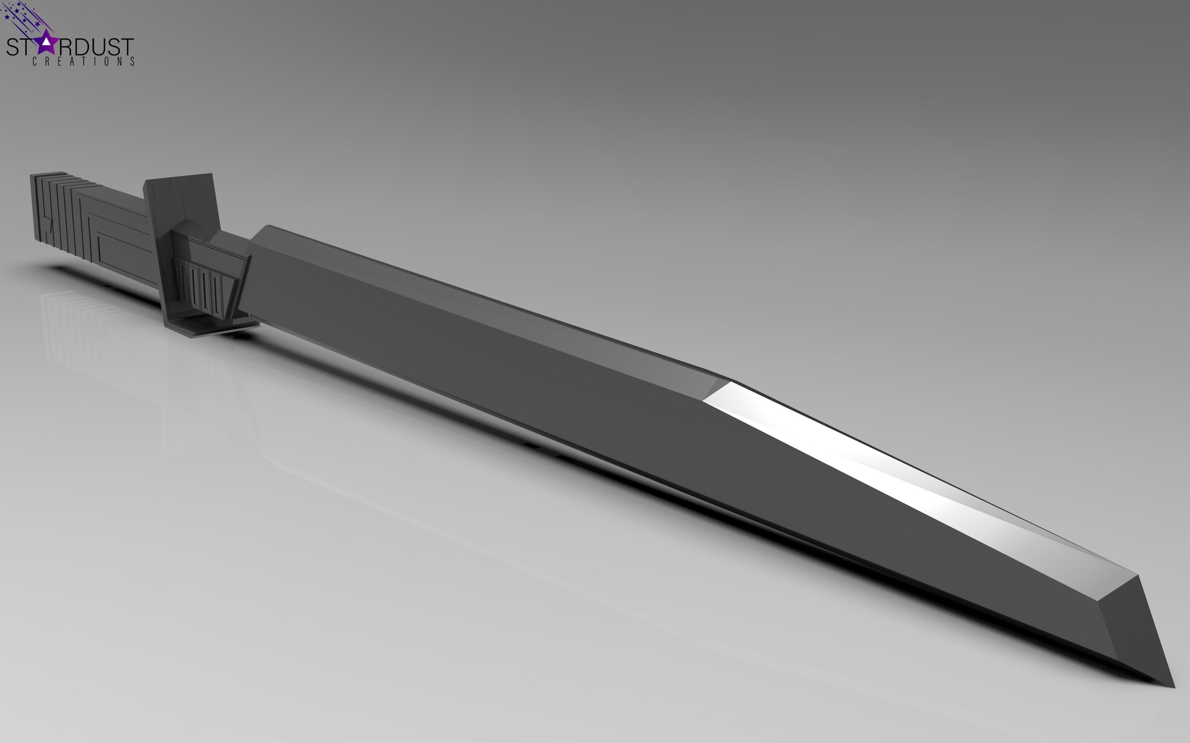Darksaber sword for 1 12 scale Black series 6 inch 3D model 3D ...