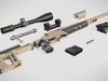 3D model Sniper rifle ORSIS T-5000 VR / AR / low-poly | CGTrader