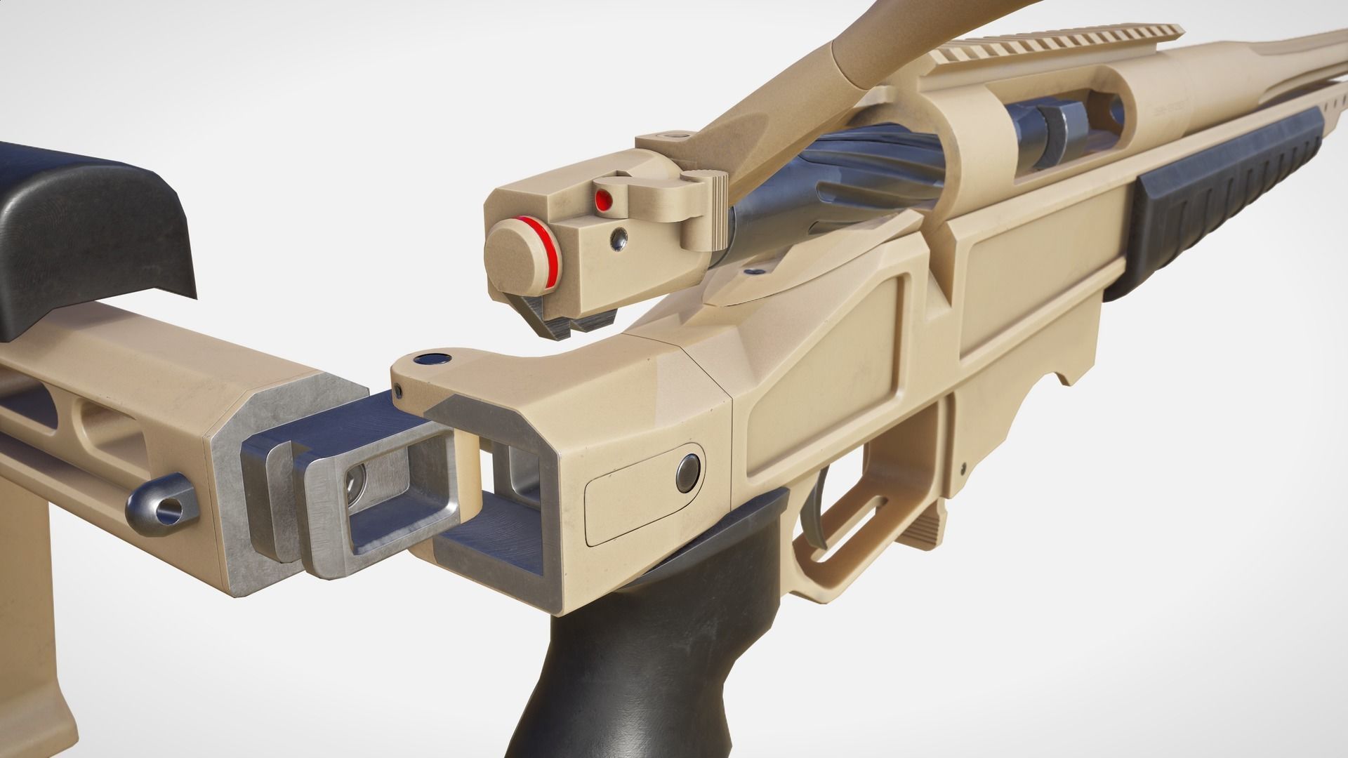 3D model Sniper rifle ORSIS T-5000 VR / AR / low-poly | CGTrader