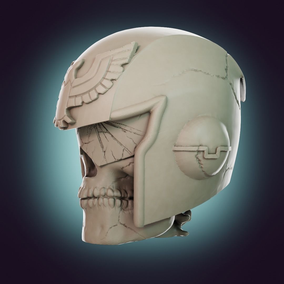 Captain Falcon Skull Helmet 3D model 3D printable | CGTrader