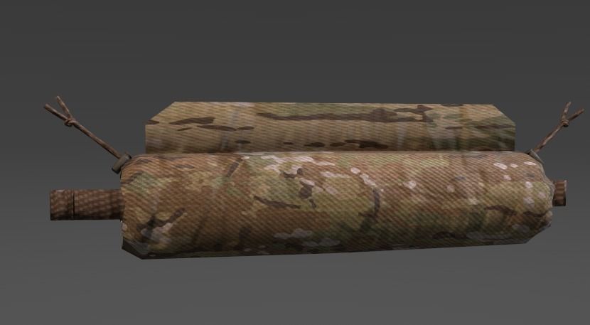 3D model IFAK Trauma Roll Military Medical First Aid Kit Pouch VR / AR ...