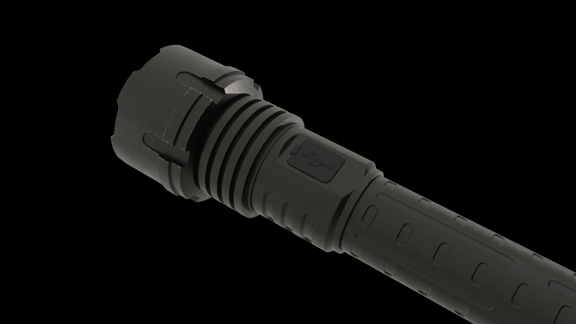 Flashlight BL-713B-P160 3D model | CGTrader